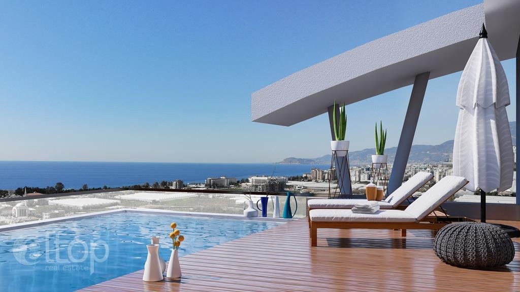 ГРАЖДАНСТВО! Новая квартира 3+1 в Алании, район Каргыджак № 4043 [ID: 4043]